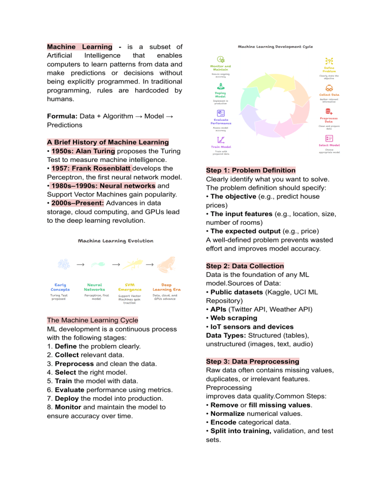 Machine Learning Fundamentals