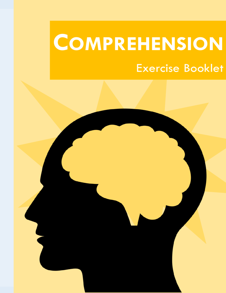 Comprehension Exercise Booklet with Reading Passages and Questions
