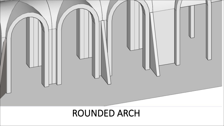 Rounded Arch and Architectural Elements