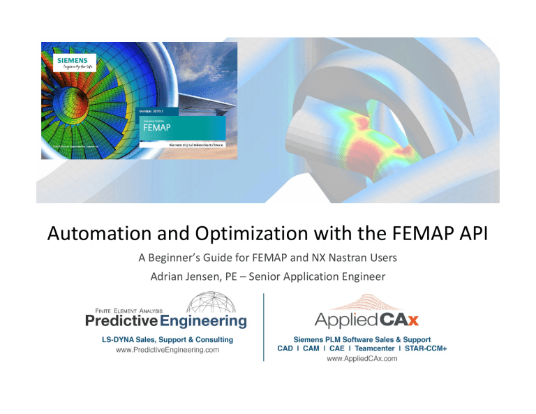 FEMAP API Automation & Optimization Guide