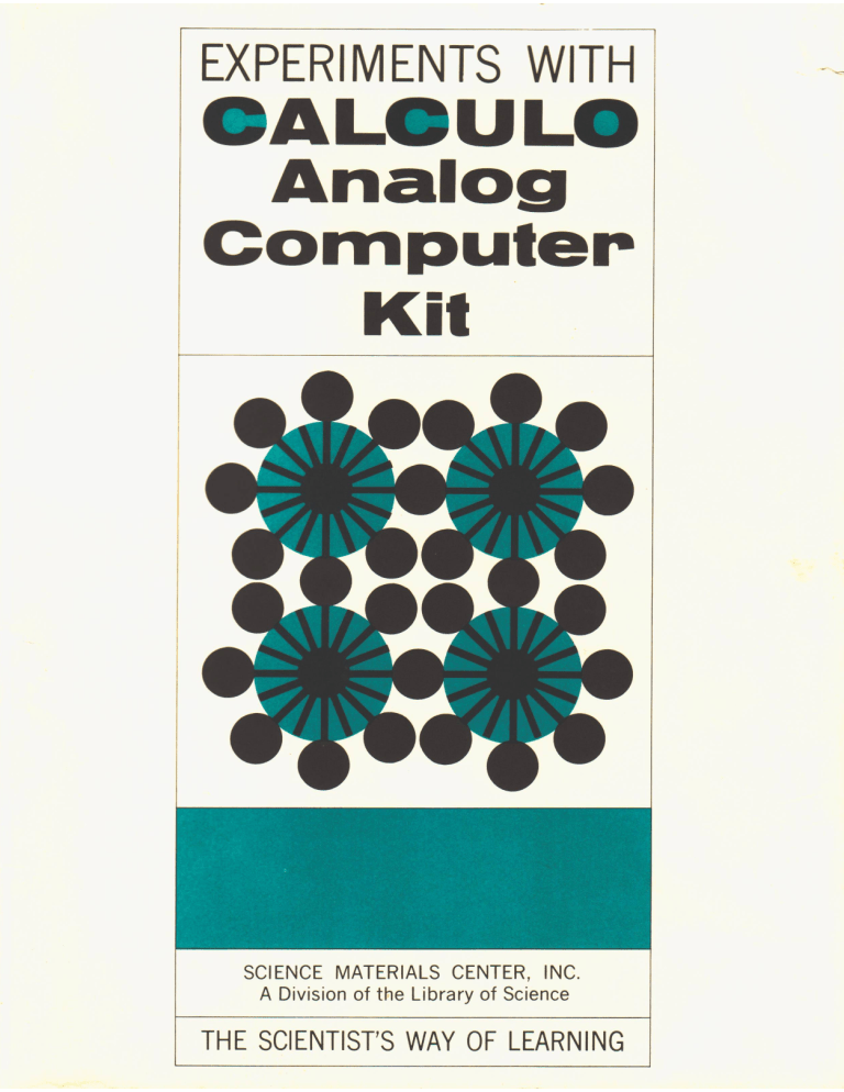 Experiments with Calculo Analog Computer Kit: Build & Learn