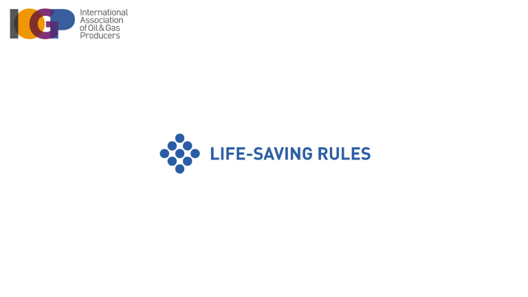 IOGP Life-Saving Rules: Safety Guidelines for Oil & Gas Industry