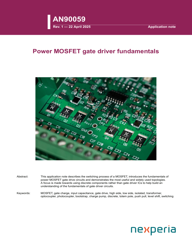Power MOSFET Gate Driver Fundamentals