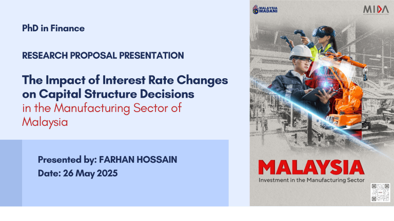 PhD Research Proposal: Interest Rate Impact on Malaysian Manufacturing ...
