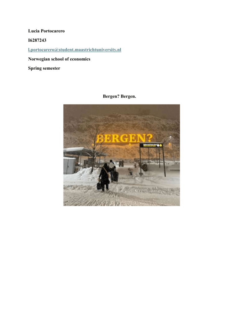 Exchange Student Guide: NHH Bergen Experience