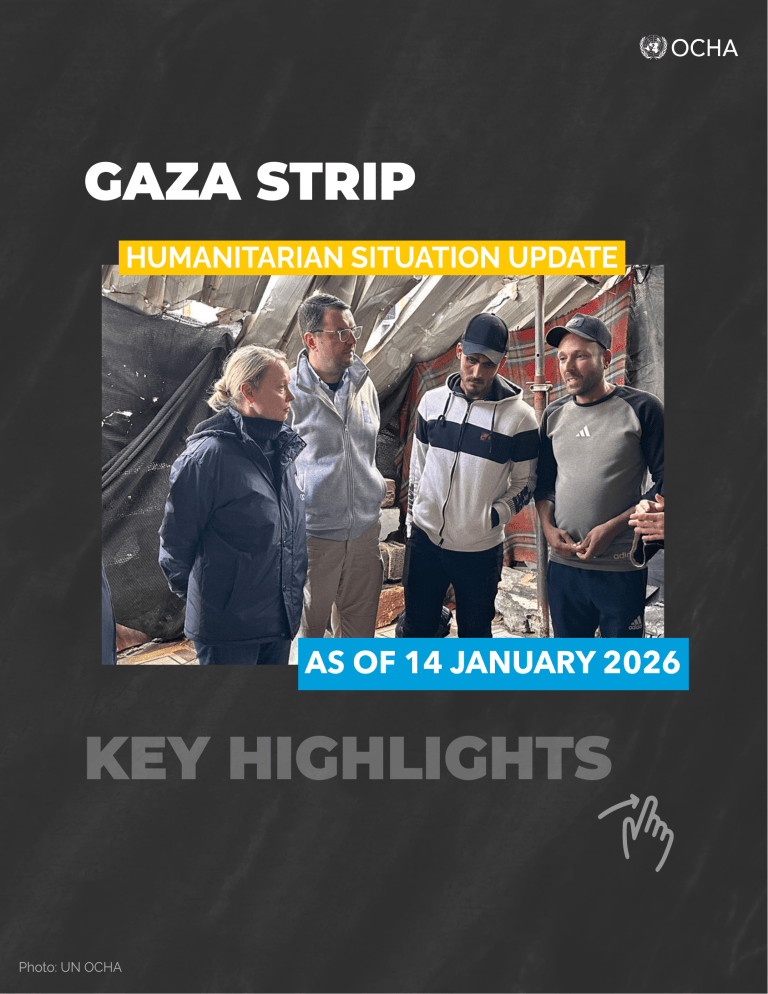 Gaza Strip Humanitarian Update Jan 2026 UN OCHA