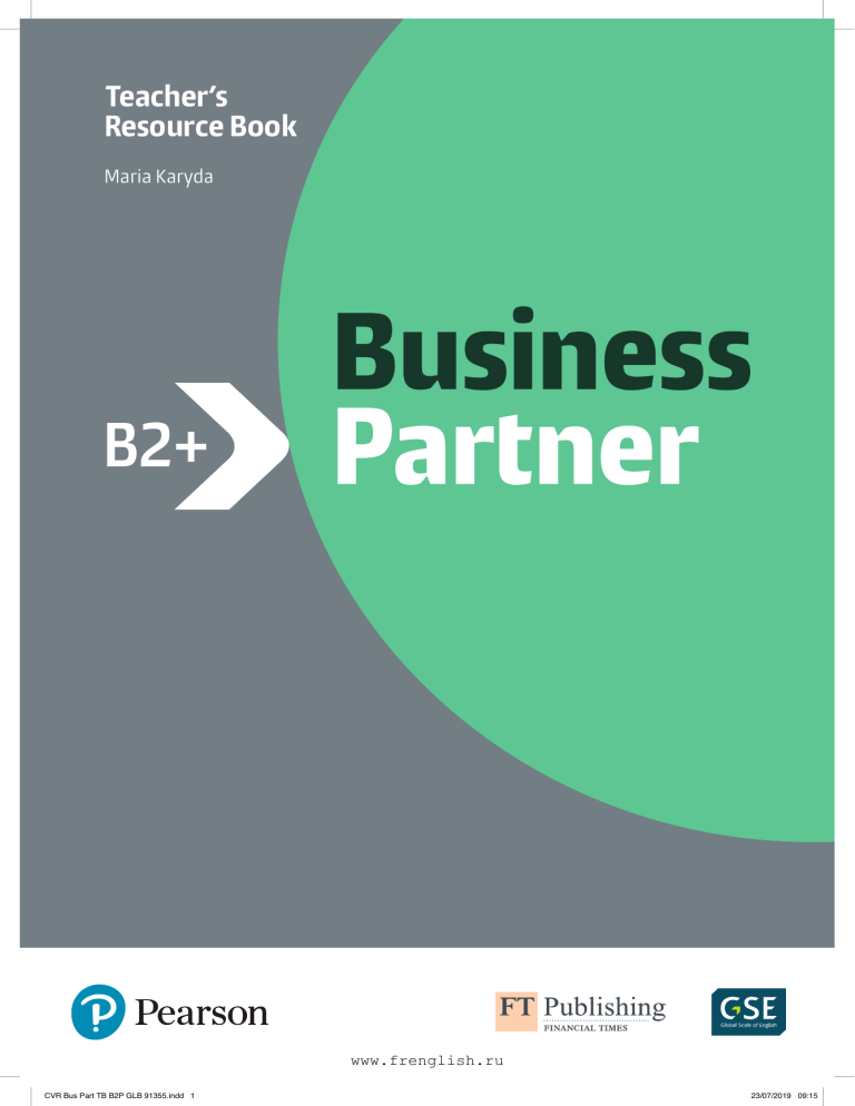 Business Partner B2+ Teacher's Resource Book