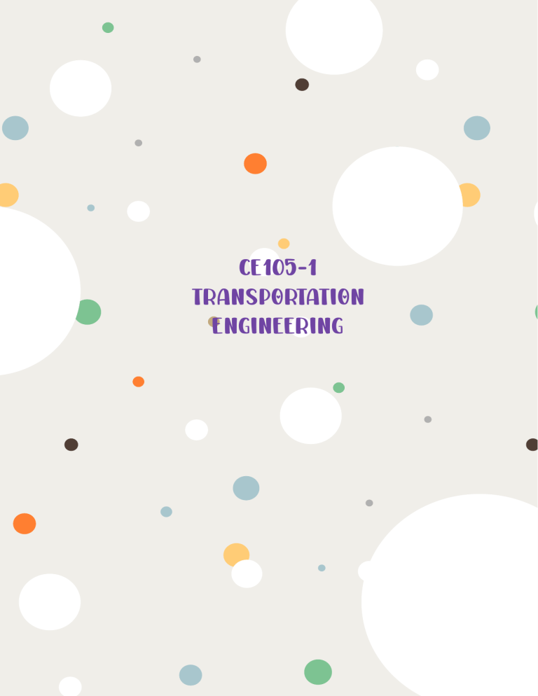 Transportation Engineering: Traffic Flow Fundamentals
