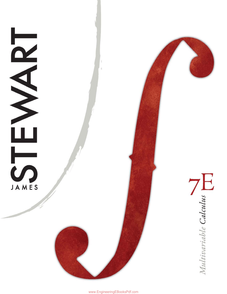 Multivariable Calculus 7th Edition by James Stewart