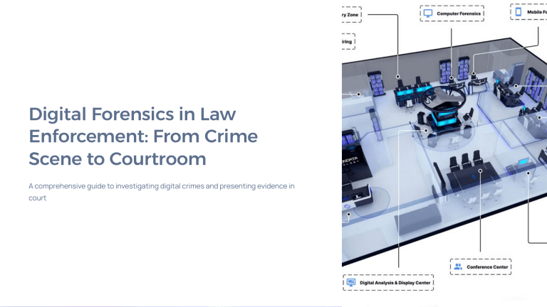 Digital Forensics in Law Enforcement: Crime Scene to Courtroom