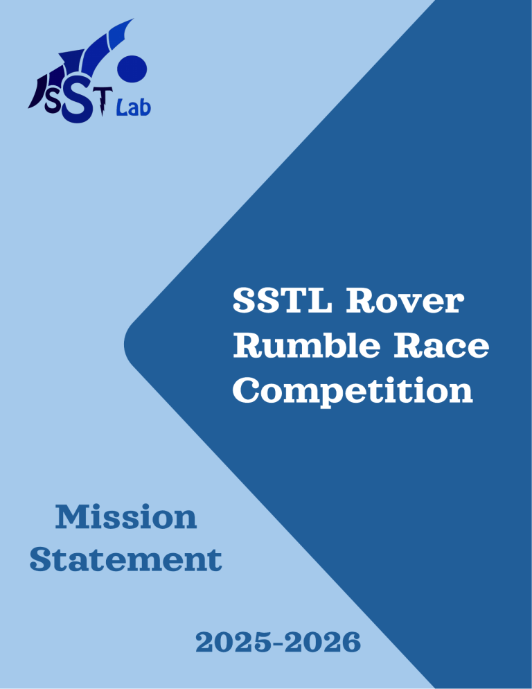 SSTL Rover Rumble Race Competition 2025-2026