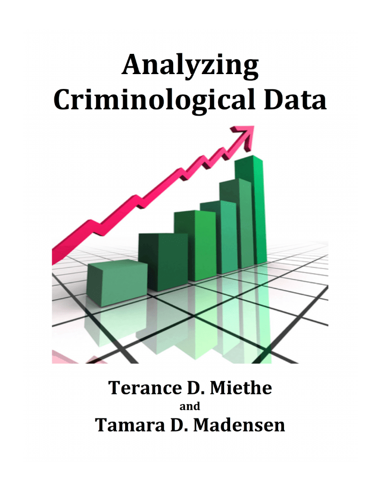 Analyzing Criminological Data Textbook