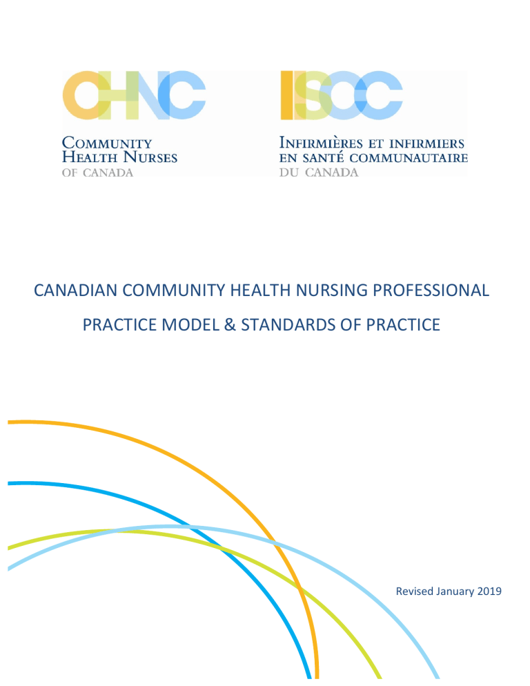 Canadian Community Health Nursing Practice Model & Standards