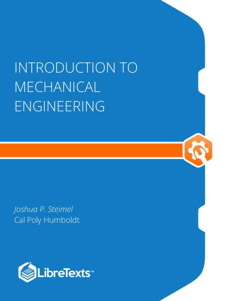 Introduction to Mechanical Engineering Textbook
