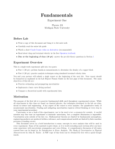 Physics Textbook: Measurement & Uncertainty