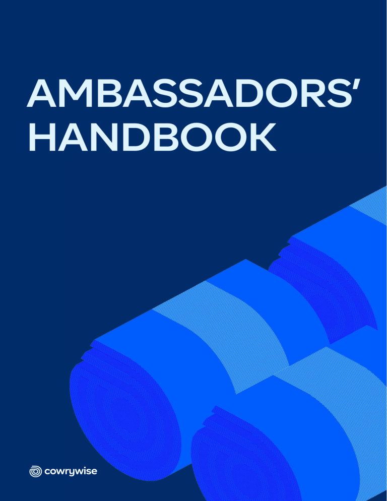 Cowrywise Ambassadors' Handbook: Campus Program Guide