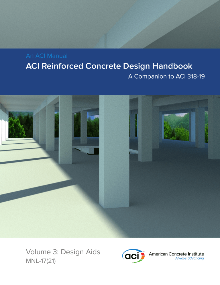 ACI Reinforced Concrete Design Handbook Vol 3: Design Aids