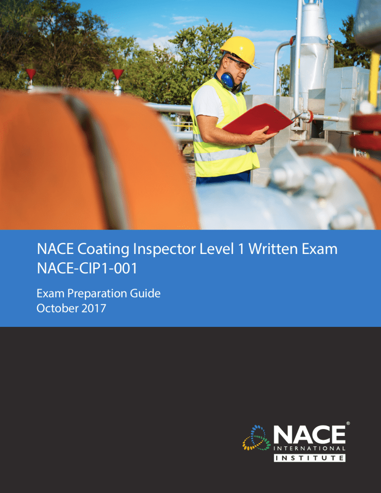 NACE CIP1-001 Exam Prep Guide 2017