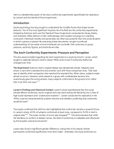 Stanford Prison Experiment Worksheet
