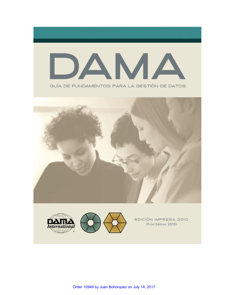 DAMA Data Management Fundamentals Guide 2010