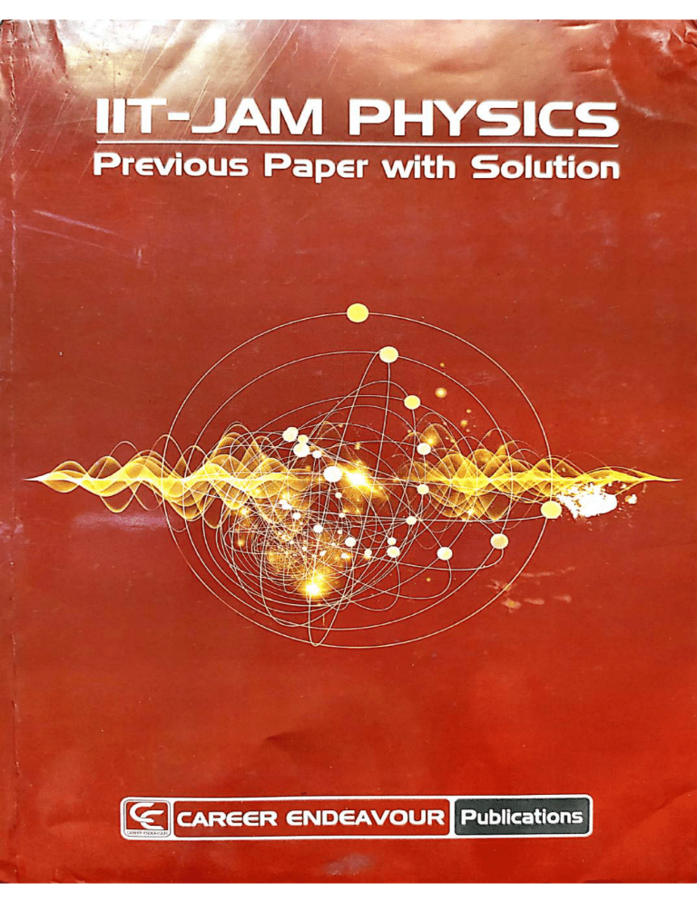 IIT-JAM Physics Previous Papers with Solutions