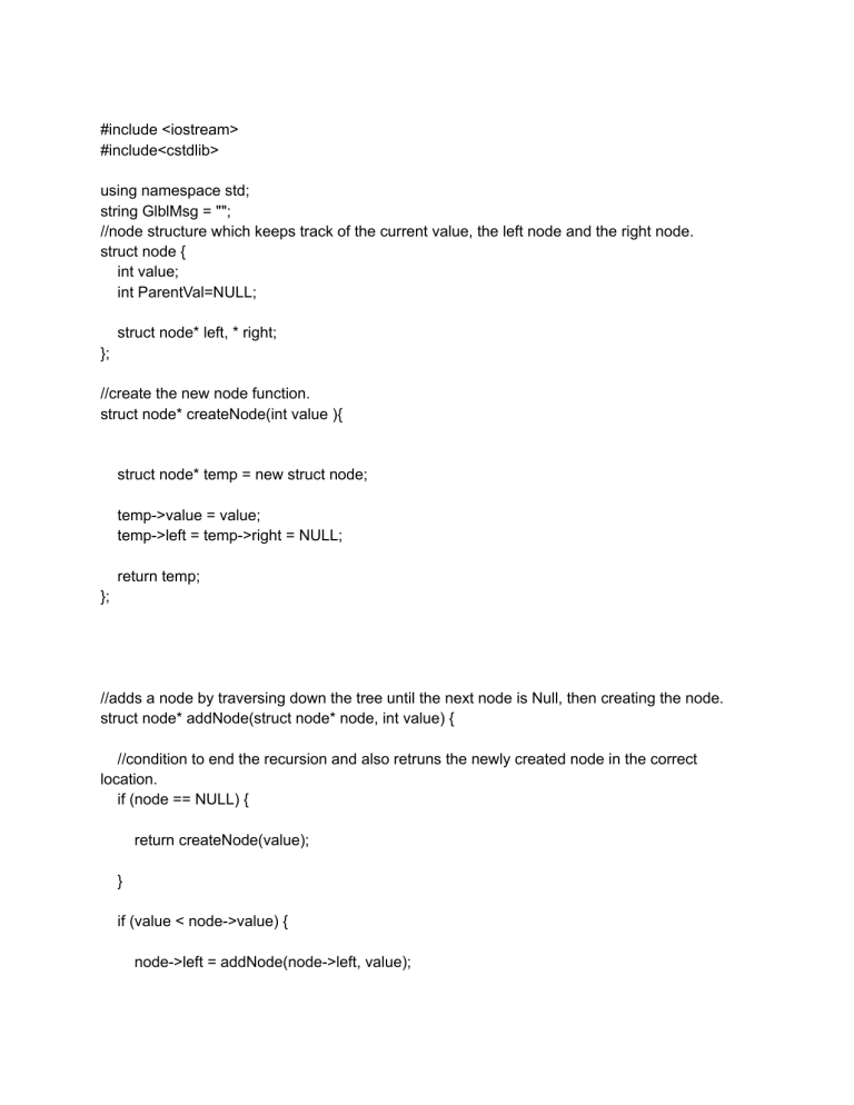 C++ Binary Search Tree Implementation Tutorial