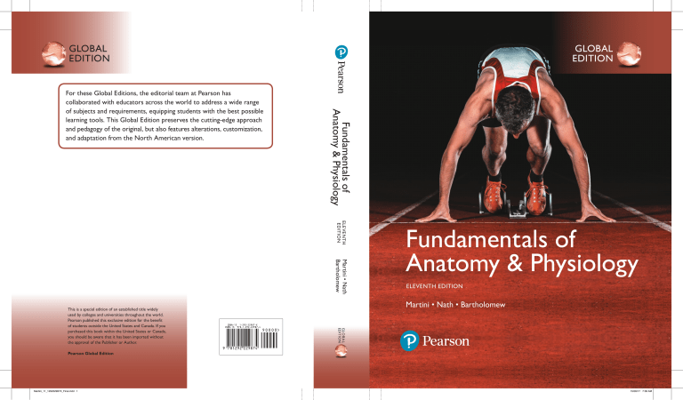 Fundamentals of Anatomy & Physiology Eleventh Edition Global Edition