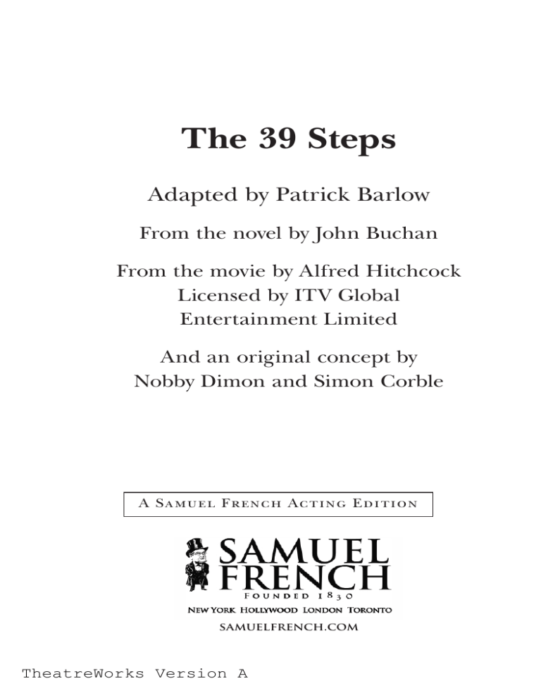 The 39 Steps Play Script - Patrick Barlow - Samuel French