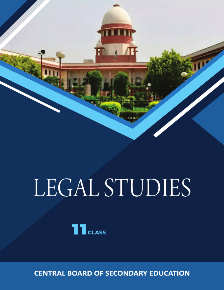 Legal Studies Class 11 CBSE Textbook