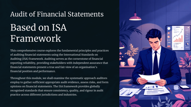 Audit of Financial Statements: ISA Framework Course