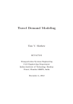 Travel Demand Modeling: Transportation Systems Engineering Textbook
