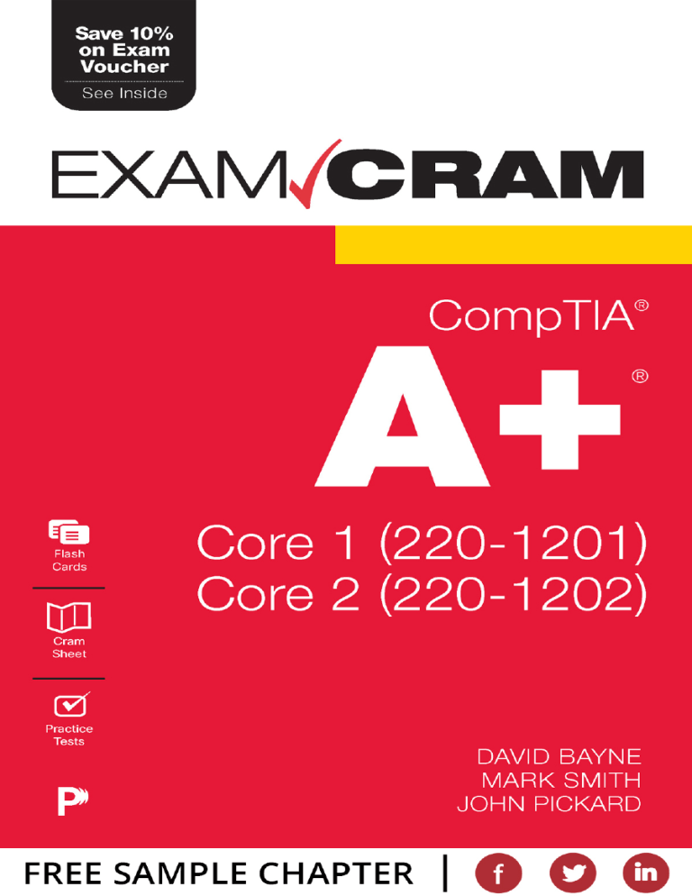 CompTIA A+ Exam Cram: Core 1 & 2 Study Guide