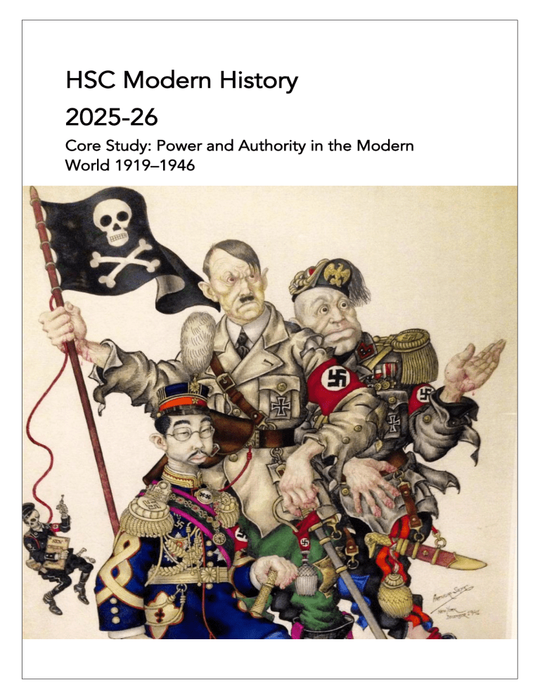 HSC Modern History Power and Authority 1919-1946 Study Guide