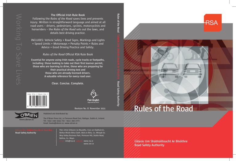Rules of the Road Official RSA Guide 2021
