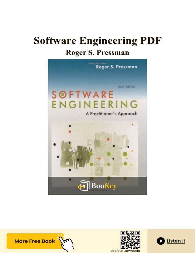 Software Engineering: A Practitioner's Approach by Roger S. Pressman