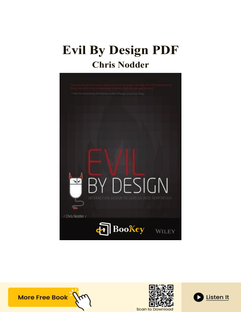 Evil By Design: Persuasive Design Techniques Book Summary