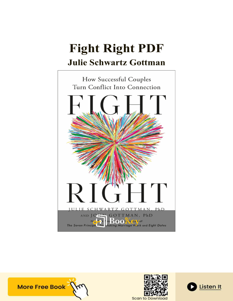 Fight Right: Transform Conflict into Connection for Lasting Love