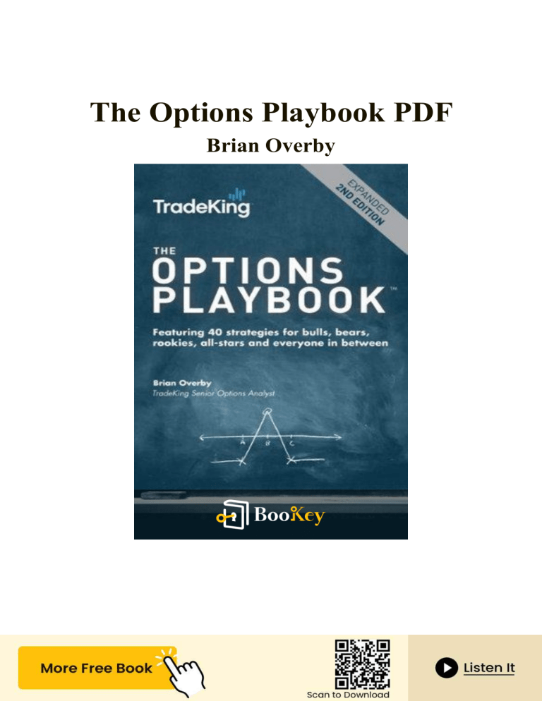 The Options Playbook: 40 Strategies for Options Trading