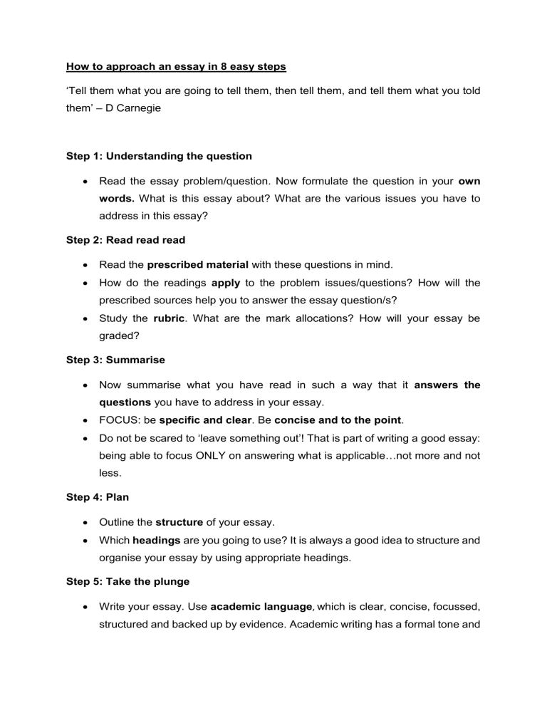 How to Write an Essay: 8 Easy Steps