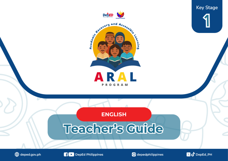 ARAL Program Key Stage 1 English Teacher's Guide