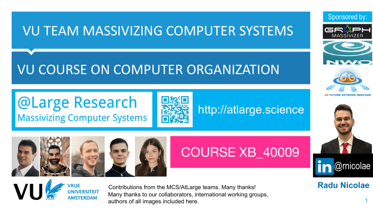 VU Course on Computer Organization