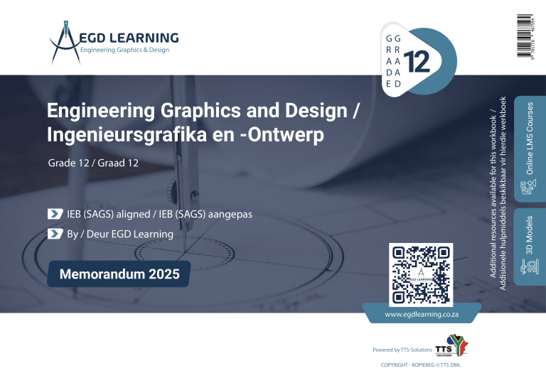 Grade 12 Engineering Graphics & Design Memorandum 2025