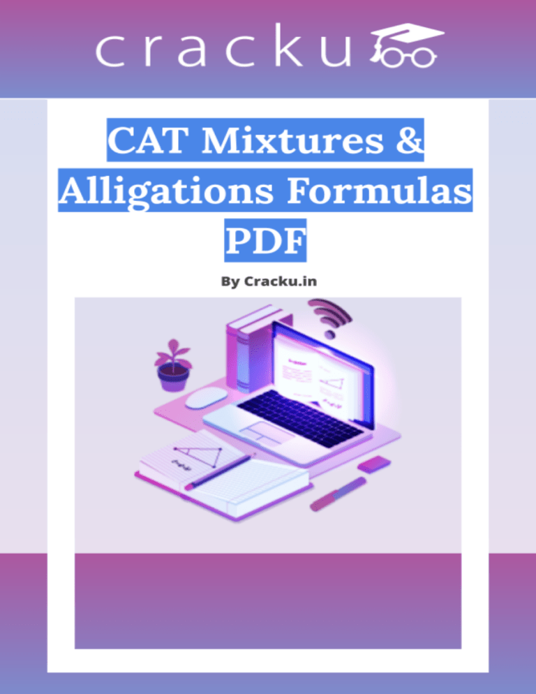CAT Mixtures & Alligations Formulas