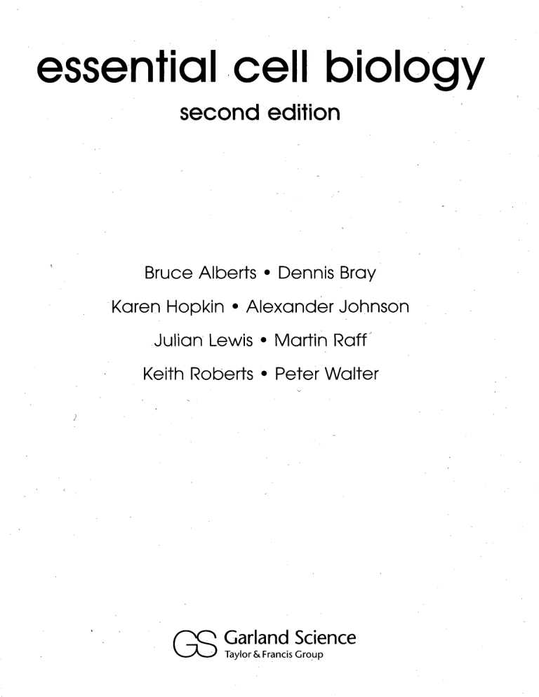 Essential Cell Biology 2nd Edition Textbook