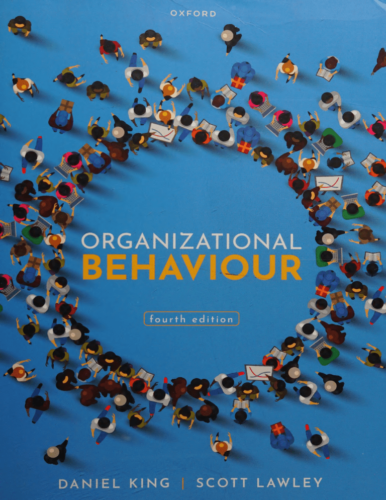 Organizational Behaviour Textbook by King & Lawley
