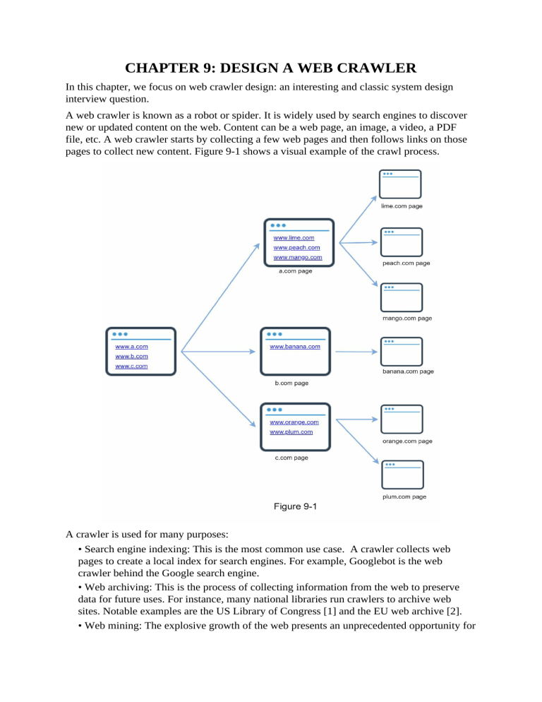 Chapter 9: Design a Web Crawler
