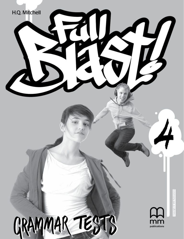 Full Blast! 4 Grammar Tests: English Grammar Workbook
