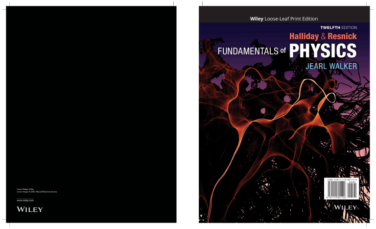 Fundamentals of Physics 12th Edition by Halliday & Resnick