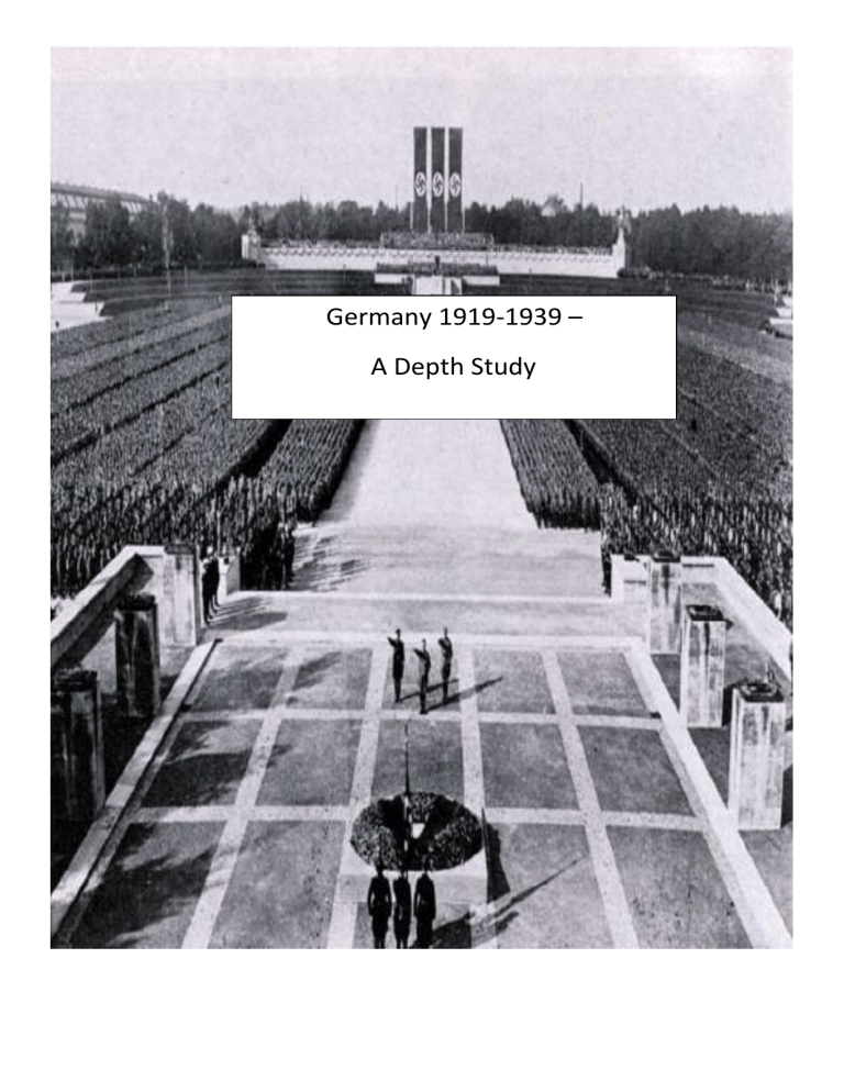 Germany 1919-1939: Weimar Republic & Nazi Rise