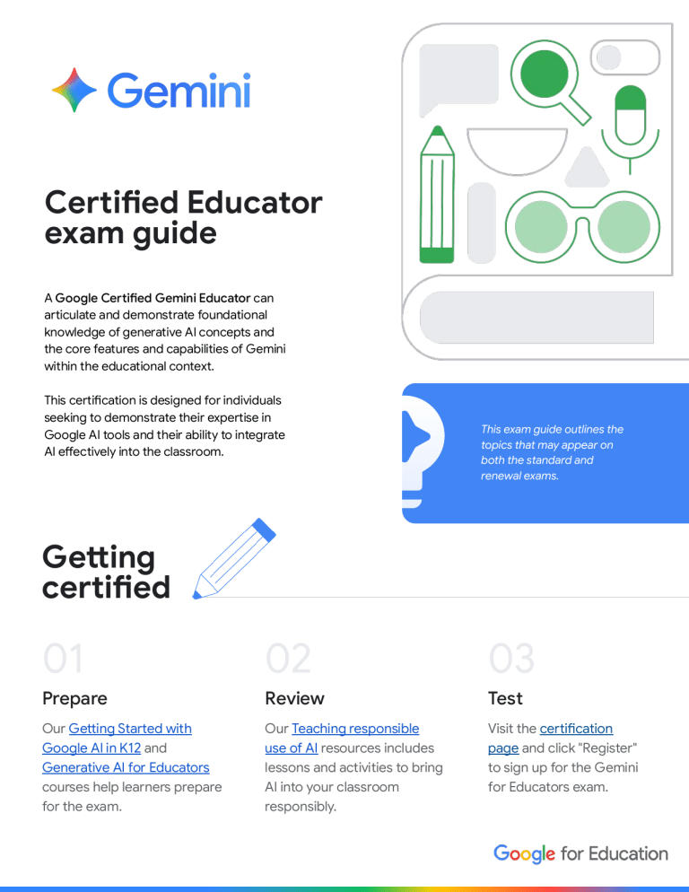 Google Gemini Educator Exam Guide